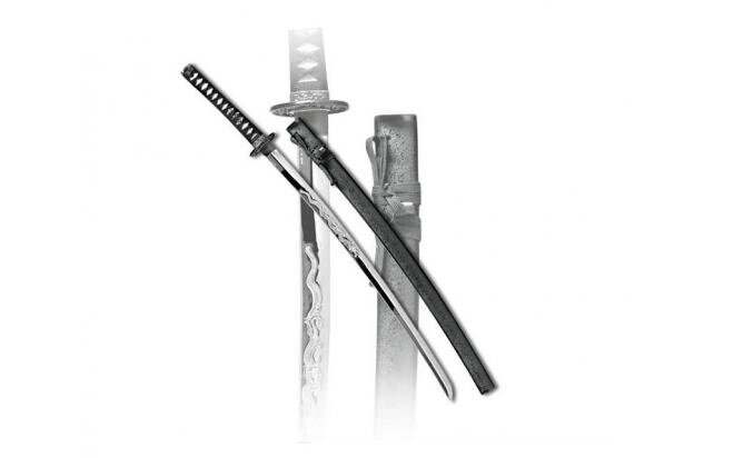 Сувенирная копия - Меч самурайский Ryuichi Swords "Куройшиме", полноразмерная копия, 73 см