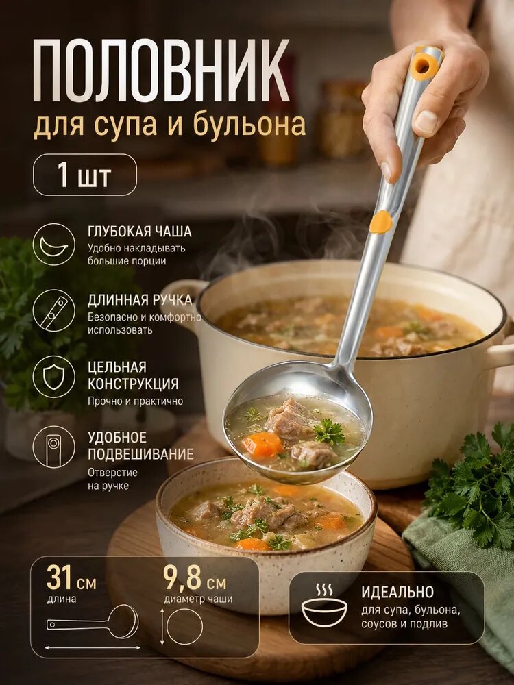 Половник, 37 см