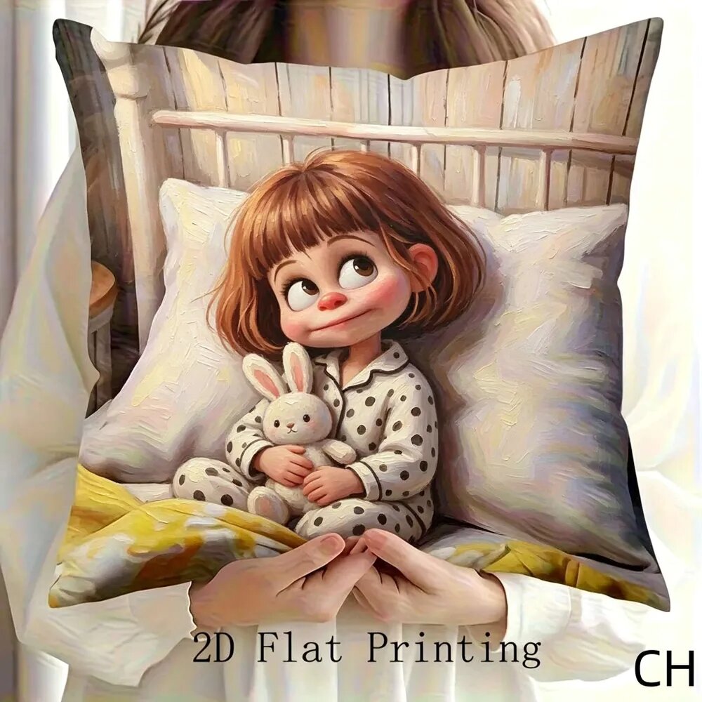 Наперник 45x45 см 1 шт полиэстер геометрический