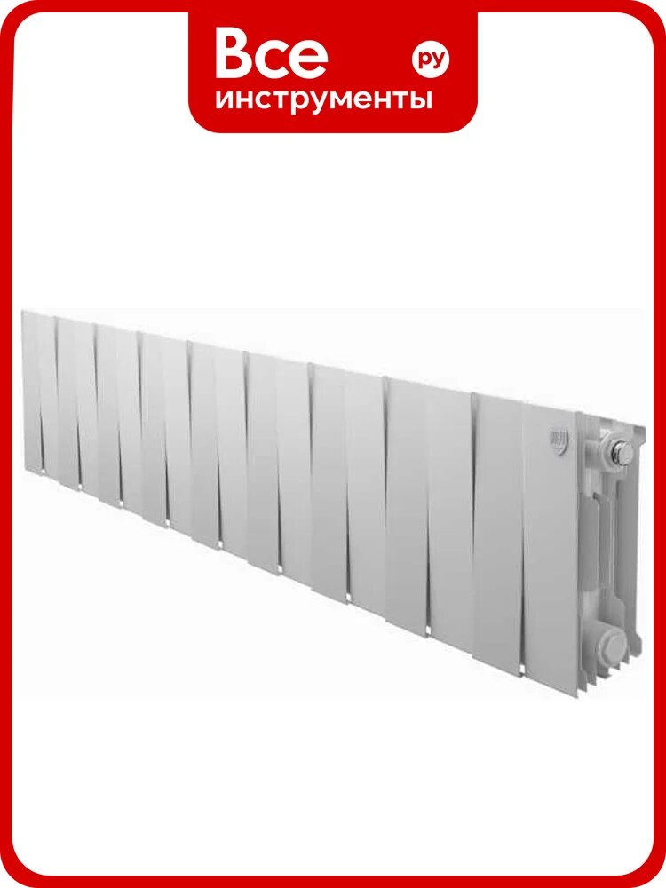 Радиатор биметаллический ROYAL THERMO PianoForte 200 Белый VR80 - 14 секций НС-1682306