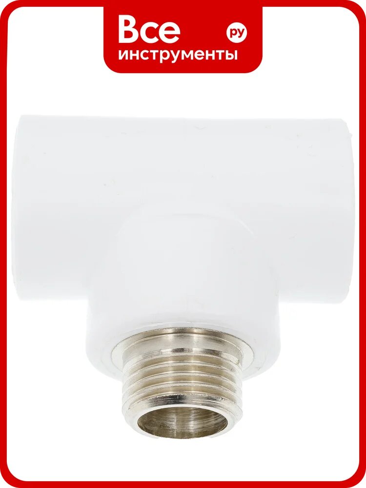 Тройник РВК 020806, комбинированный, полипропилен, D25, 1/2", 25 мм, 1 шт