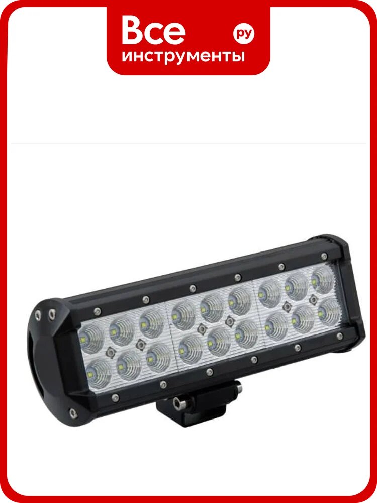 Прямоугольная светодиодная фара SKYWAY OFF ROAD 12V/24V 54W 6000К 18 диодов дальний свет S08401004