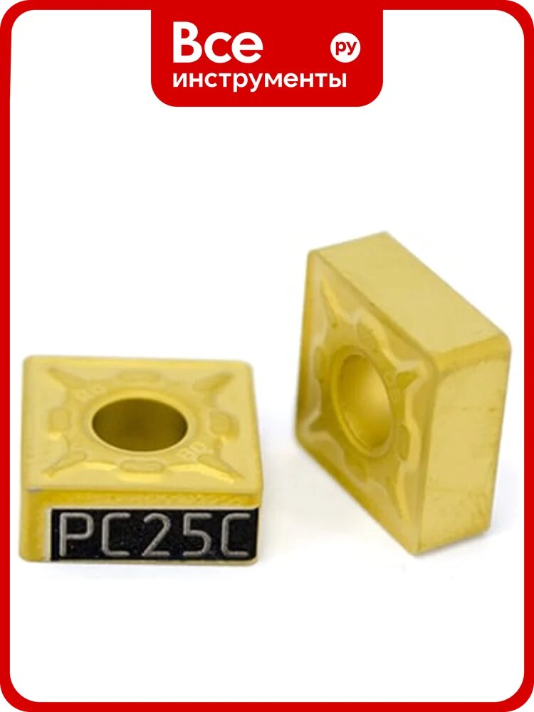 Пластина сменная квадратная SNMG 120408-DM PC25C Русский Инструмент ri.122.673
