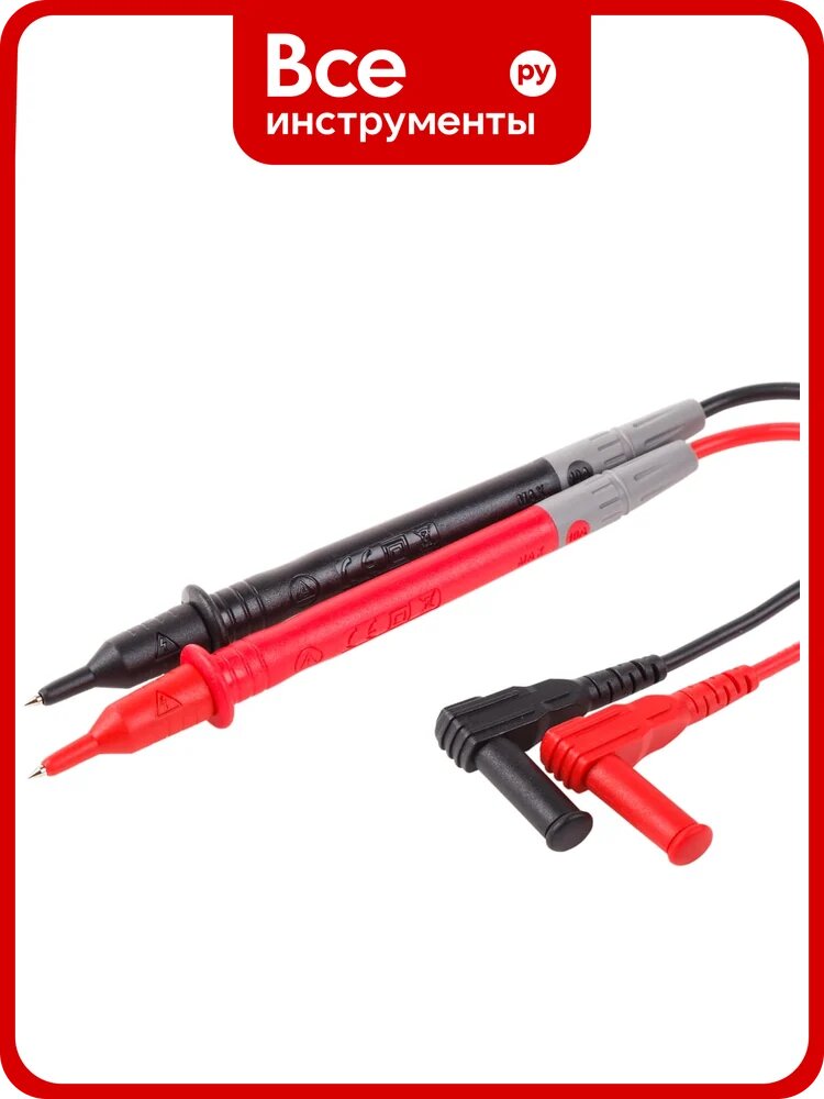 Щупы T3030U MASTECH, пиковая форма, провод с изоляцией ПВХ, предназначенные для тестеров и токовых клещей