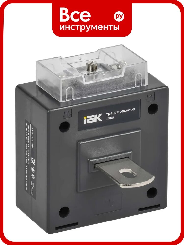 Трансформатор тока IEK ТТИ-А 250/5А 5ВА класс 0,5S МПИ08 ITT10-3-05-0250-08