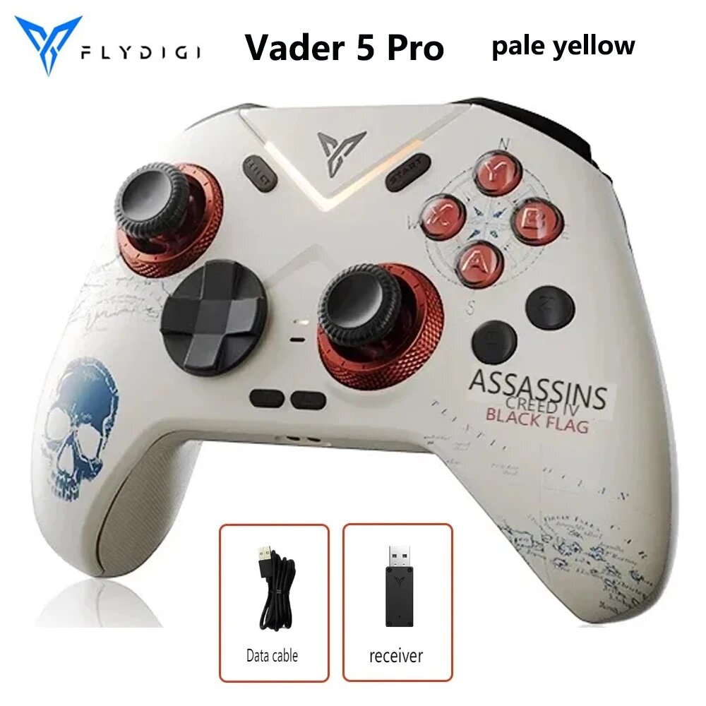 FLYDIGI Vader 4Pro Assassins Creed Беспроводной геймпад 4 Pro pale yellow