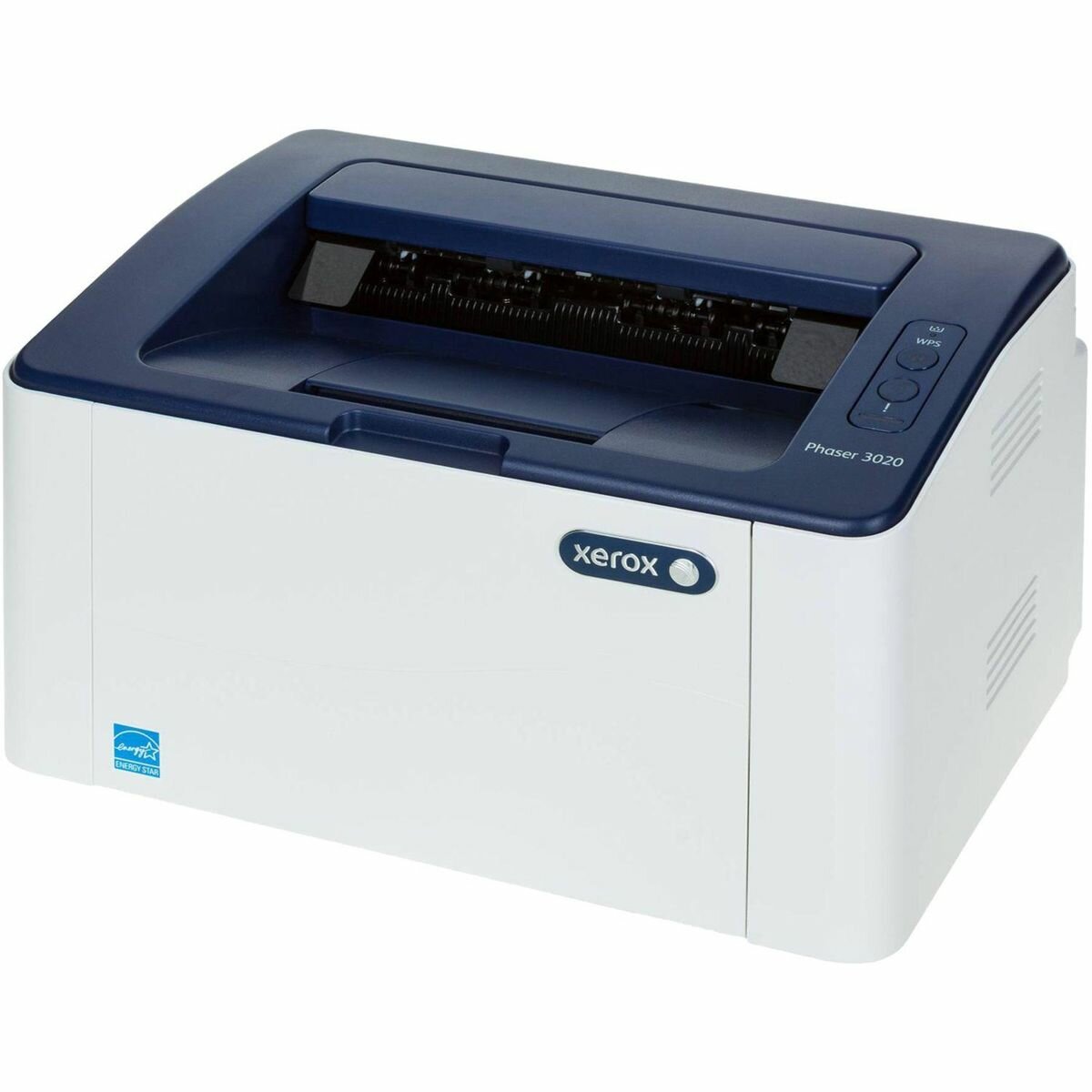 Принтер лазерный монохромный Xerox Phaser 3020, белый/синий, USB/Wi-Fi (3020V_BI)