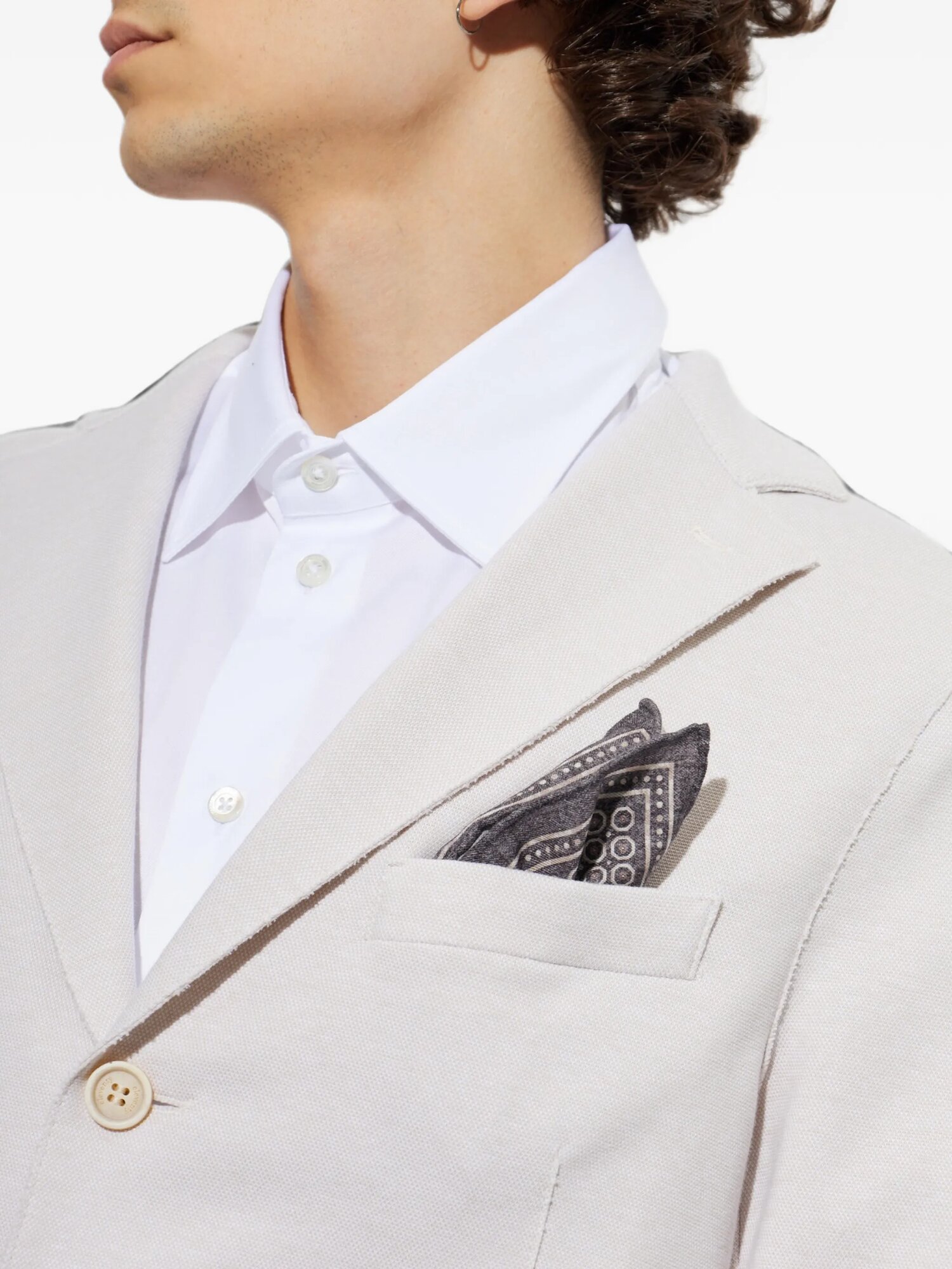 Шарф Eleventy Patterned pocket square для мальчиков — фото 1