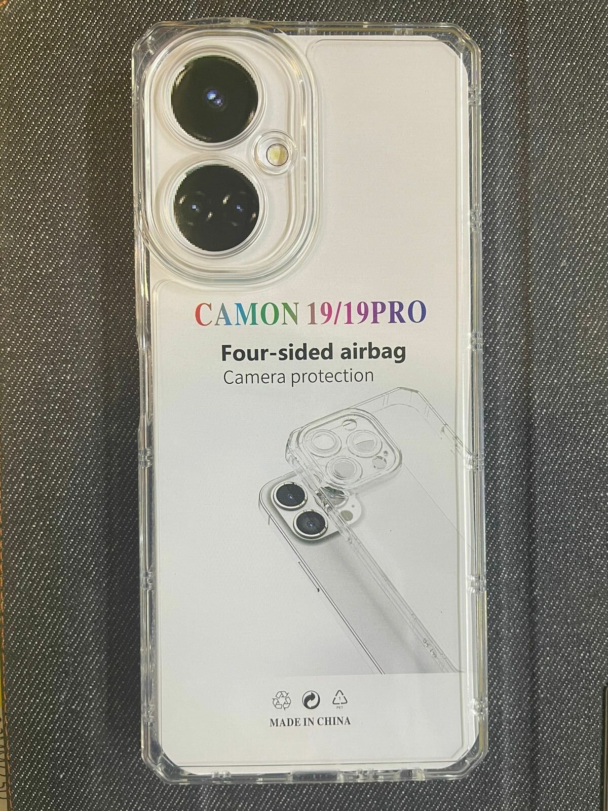 Чехол для Tecno Camon 19/19 Pro, Armor (противоударный) с защитой камеры