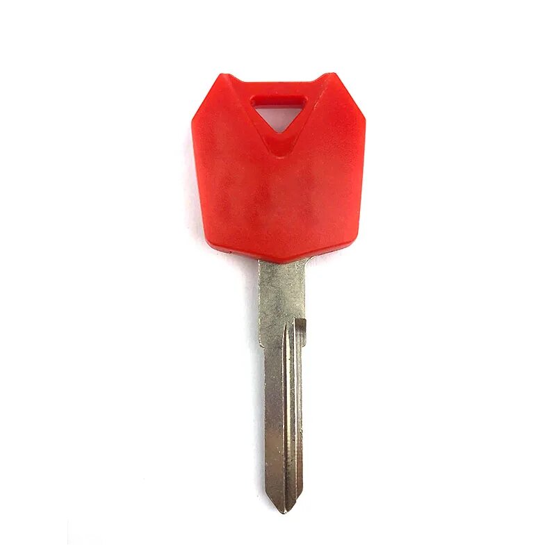 Заготовка ключа для мотоциклов Kawasaki Ninja 250 300 Versys 650 ZX250R EX250 Красный, Red 1pcs