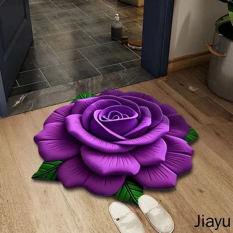 Ковер дорожка Розы 3D 60x60 см