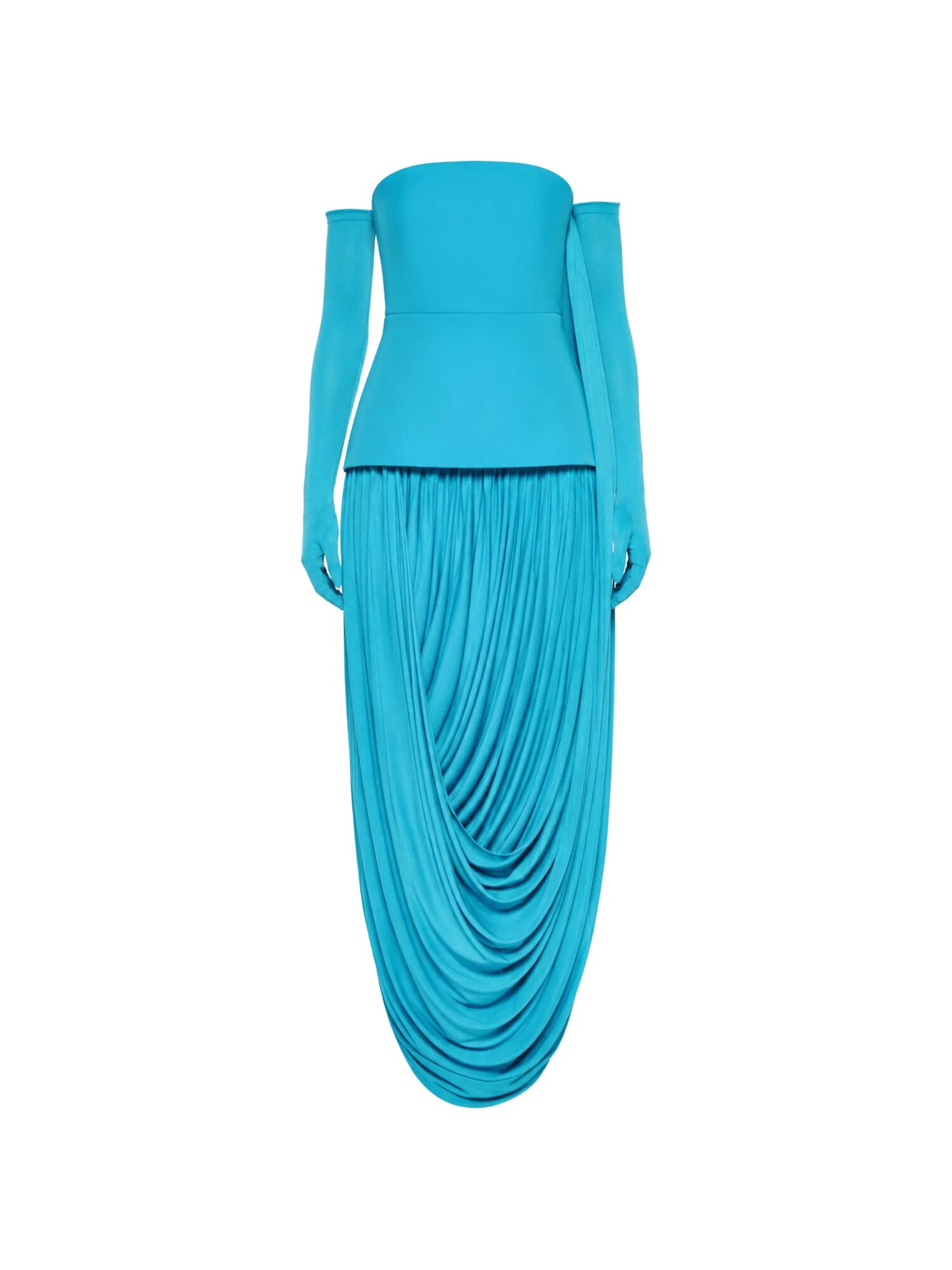 Платье Draped tube maxi dress
