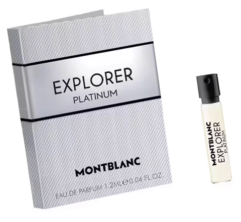 Парфюм для мужчин Montblanc Explorer Platinum 2 мл - миниатюра Эксплорер Платинум
