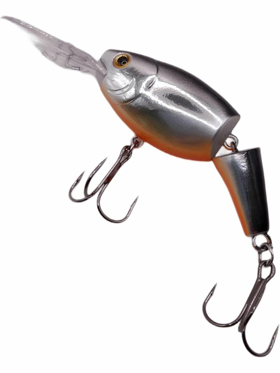 Воблер шэд двусоставный Columbia Jointed Shad 70мм 13гр, заглубление 2,1-4,5м