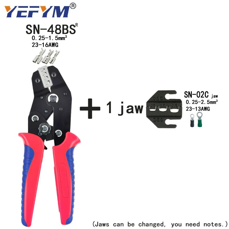 Мини плоскогубцы YEFYM для изоляционных клемм SN-48BS 1 jaw
