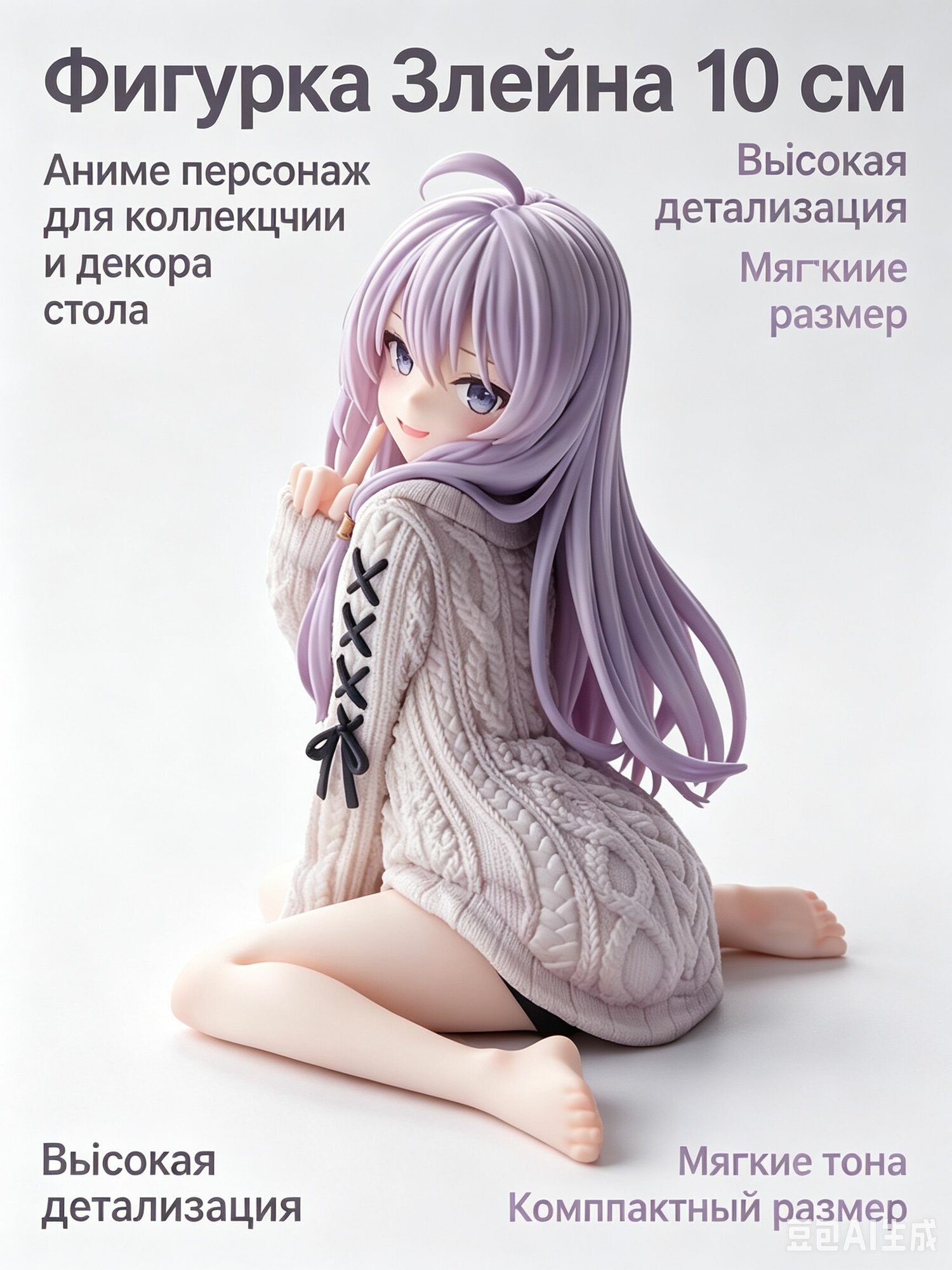 Периферийная модель Irena Witch's Journey сделанная вручную Красивой девушкой 10cm фигурка ручной работы миниатюра