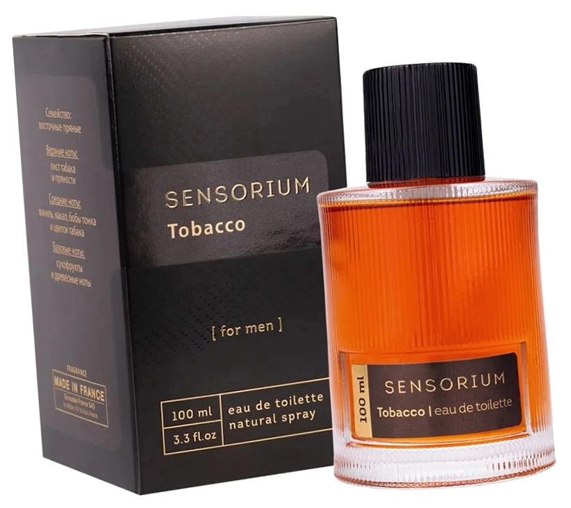 Туалетная вода Delta Parfum Sensorium Tobacco для мужчин 100 мл - Дельта парфюм Тобакко