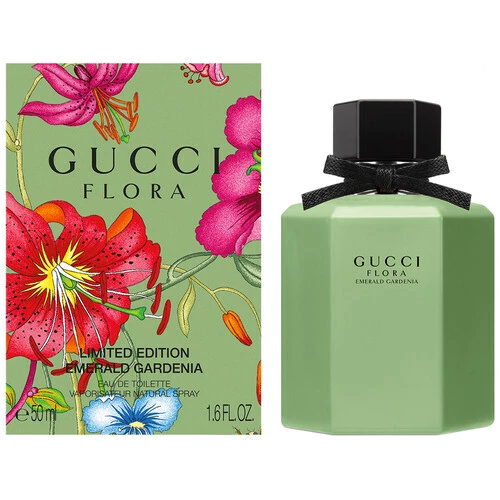 Туалетная вода Гуччи Эмеральд Гардения 50 мл женская - Gucci Flora Gardenia парфюм зеленый