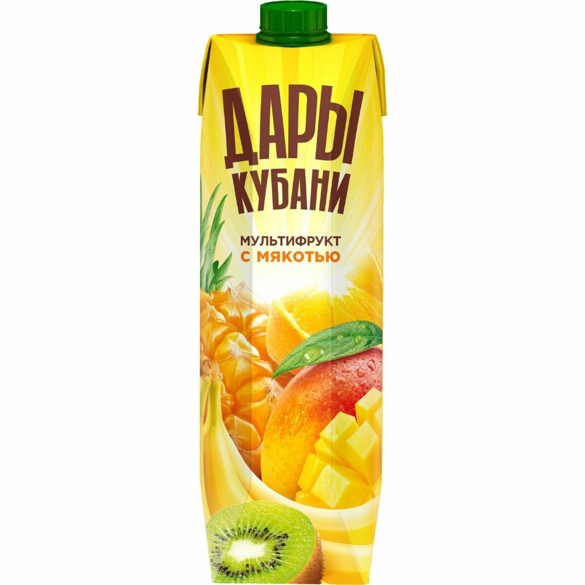 Нектар Дары Кубани Мультифрукт с мякотью, 0,95л (2391270), 6 уп.