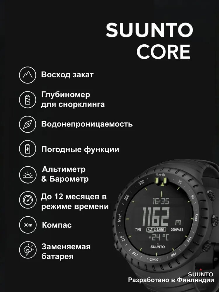 Suunto Смарт-часы, All Black