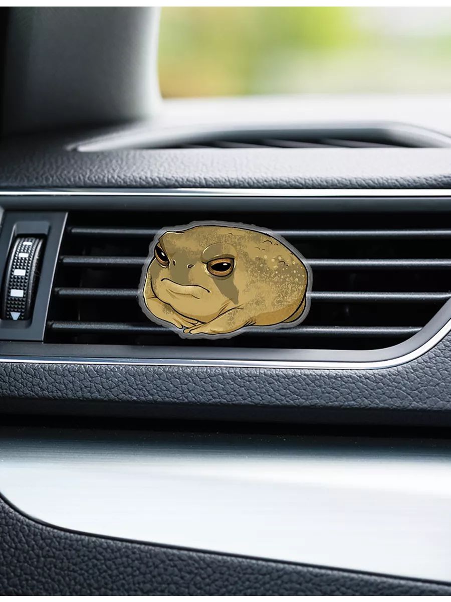 Игрушка акриловая на панель авто жаба