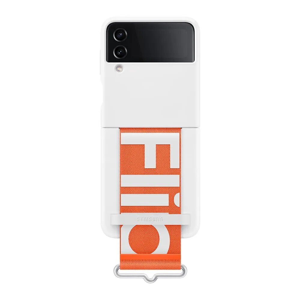 Оригинал Чехол для Samsung Galaxy Z Flip4 Silicone Cover with Strap