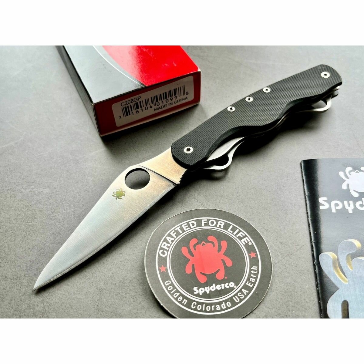 Нож складной Spyderco C208GP ClipiTool Standard
