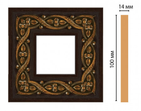 Вставка Цветная Decomaster 157-2-1 В100хШ100хД14 мм / Декомастер.