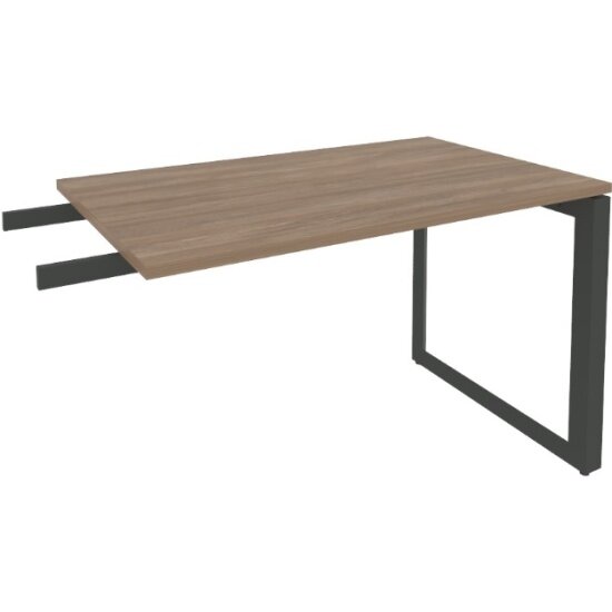 Брифинг-приставка Riva на О-образном м/к O. MO-BR-11 Дуб аризона/Антрацит металл 1180*720*750 (Onix Direct)