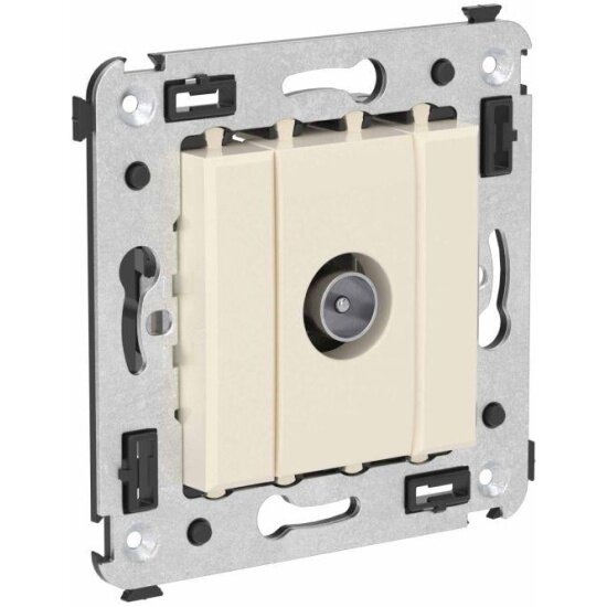 Розетка телевизионная оконечная Dkc TV СП Avanti "Ванильная дымка", 4405523