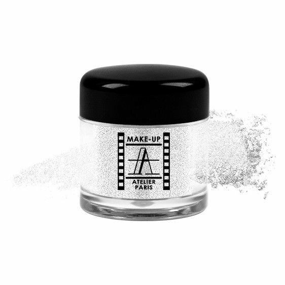 Мерцающая пудра из слюды Make-up Atelier Paris -SL00-Бриллиант, 4 гр.