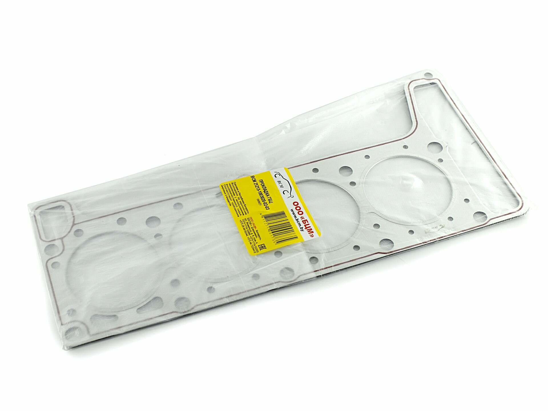 Прокладка ГБЦ БЦМ 21213-1003020 для ВАЗ 21213 и Chevrolet Niva, армированная