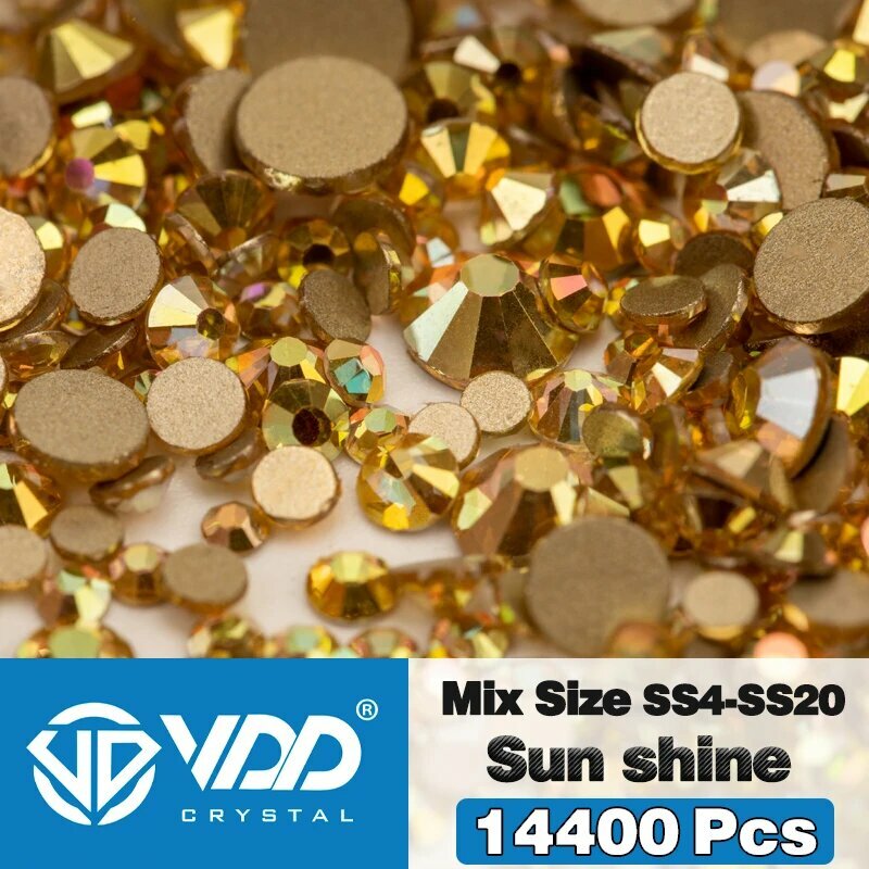 Кристаллы VDD Sun Shine SS4-SS20, 14400 шт