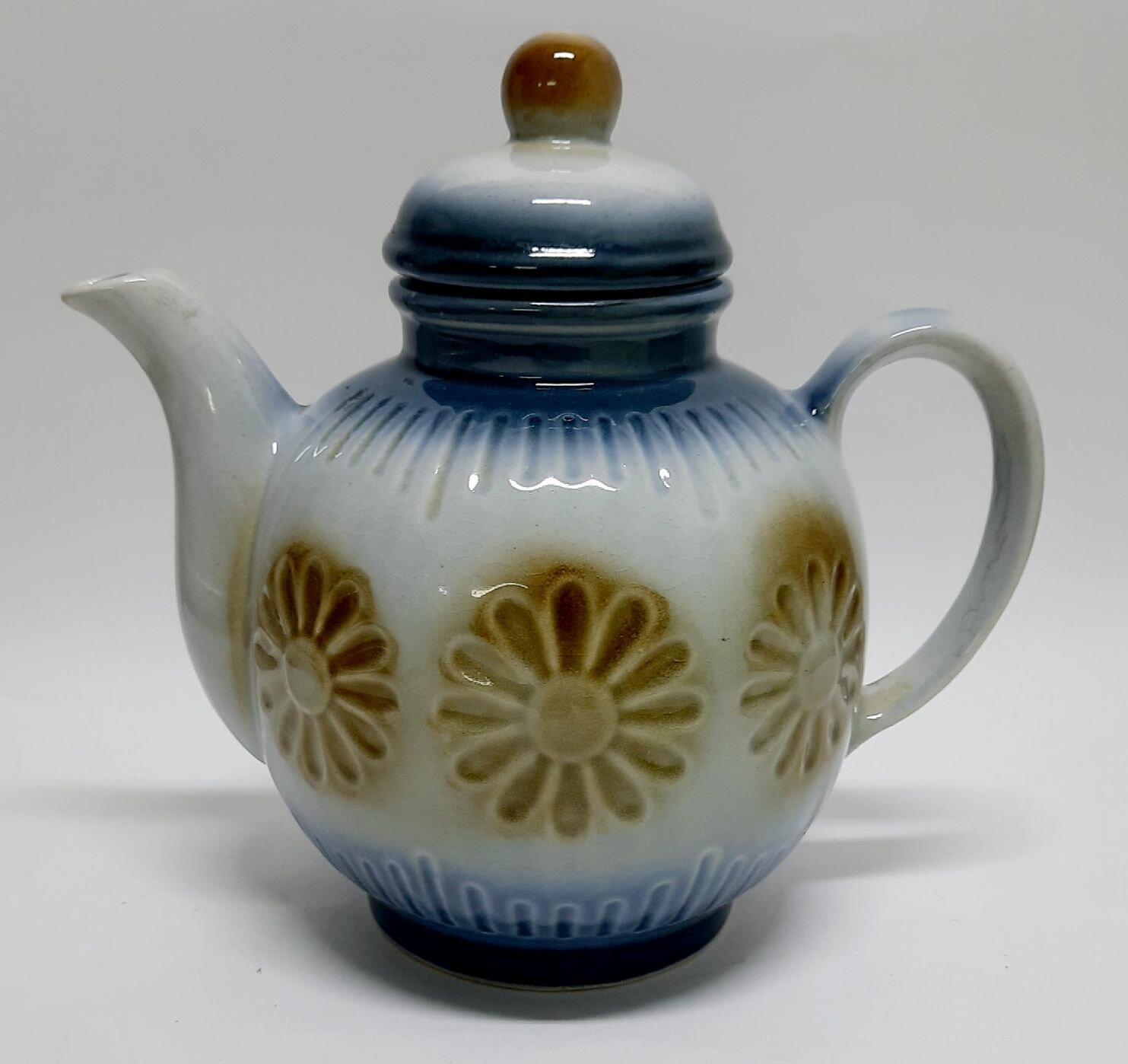 Чайник заварочный доливной 2 л керамика ВКЗ СССР