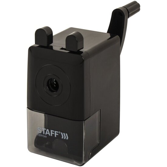 Точилка Staff механическая "EVERYDAY" MS-796, корпус черный, 229796