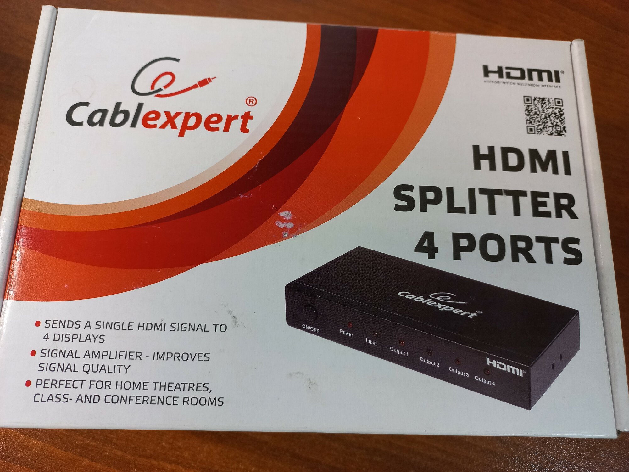 DSP-4PH4-001 HDMI Splitter Cablexpert — фото 1