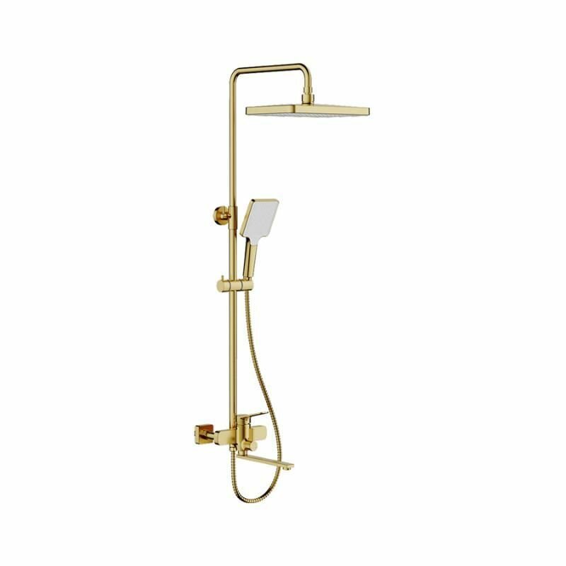Душевая система Frap H61 F2461-3 сатин золотой