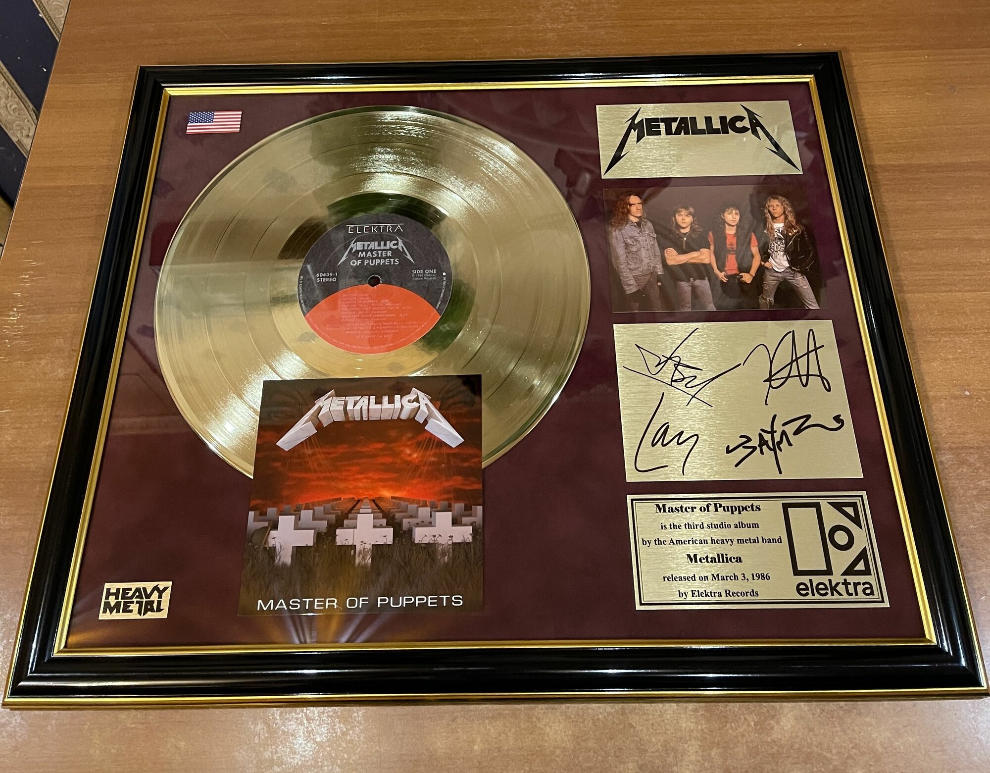 Metallica подарочная картина 45х55см