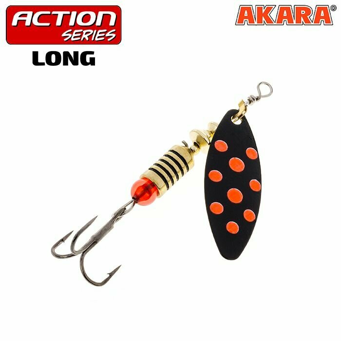 Блесна вращающаяся Akara Action Series Long 1+ 6,5 гр. 3/13 oz. A 8