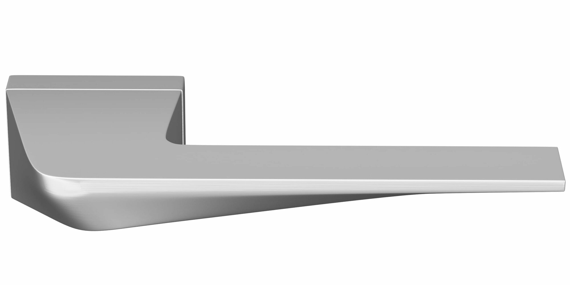 Ручка дверная Pallini (Паллини) Silver Сингапур PAL-203-SQ SC Цвет - Матовый хром