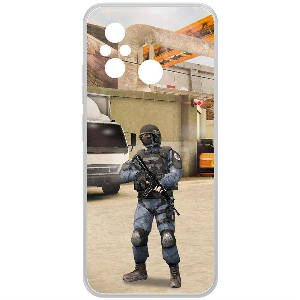 Чехол-накладка Krutoff Clear Case Cтандофф 2 (Standoff 2) - GIGN для Xiaomi Redmi 12C