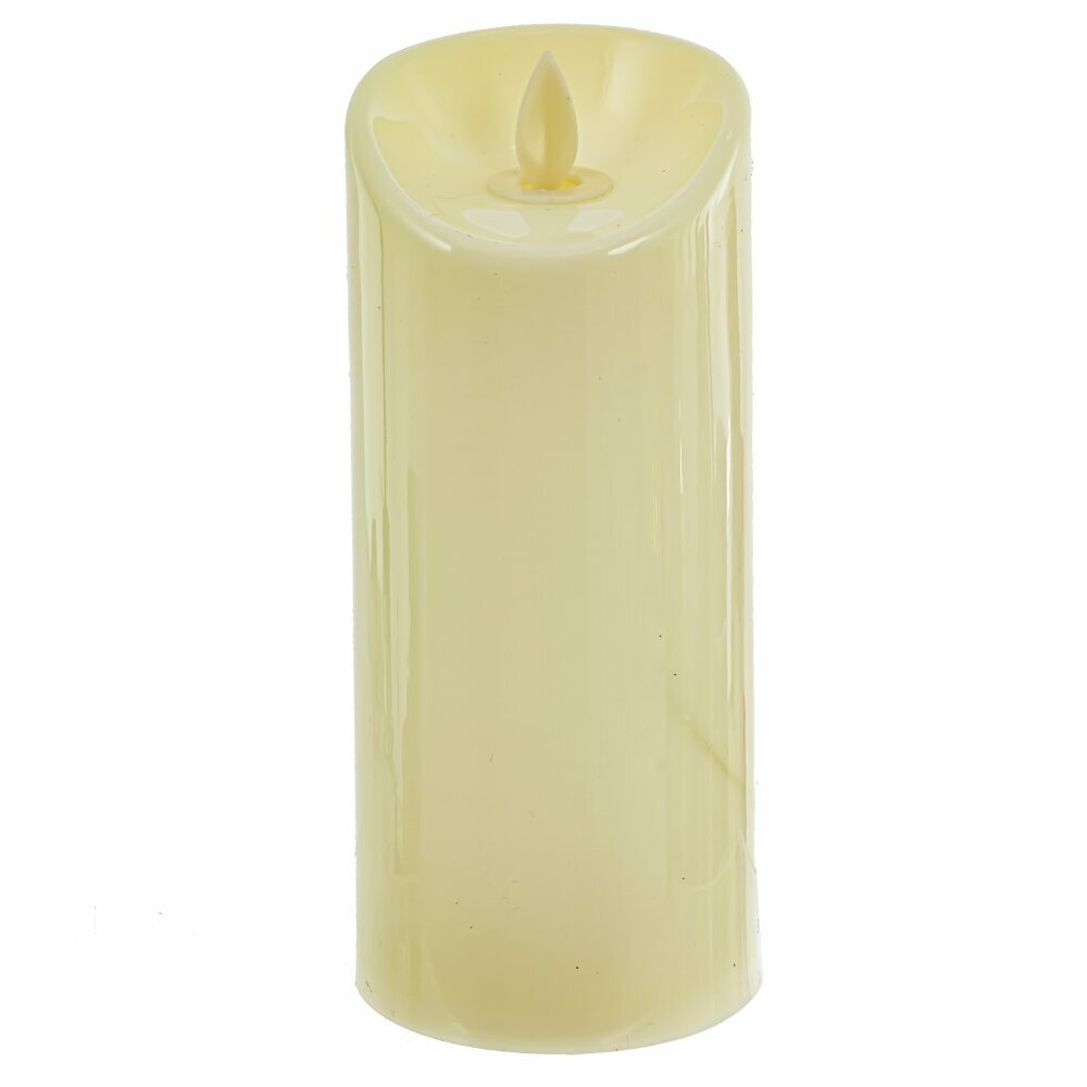 Изделие декоративное Свеча (подсвет, AAAх3 н/п) 7,5х7,5х17 см KSM-812872