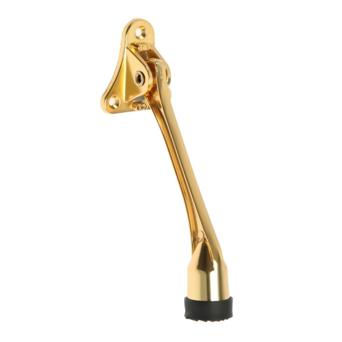 Стоппер для двери напольный козья ножка "чибис" GL101 GP, 13.5 см х 4 см х 2 см, цвет золото