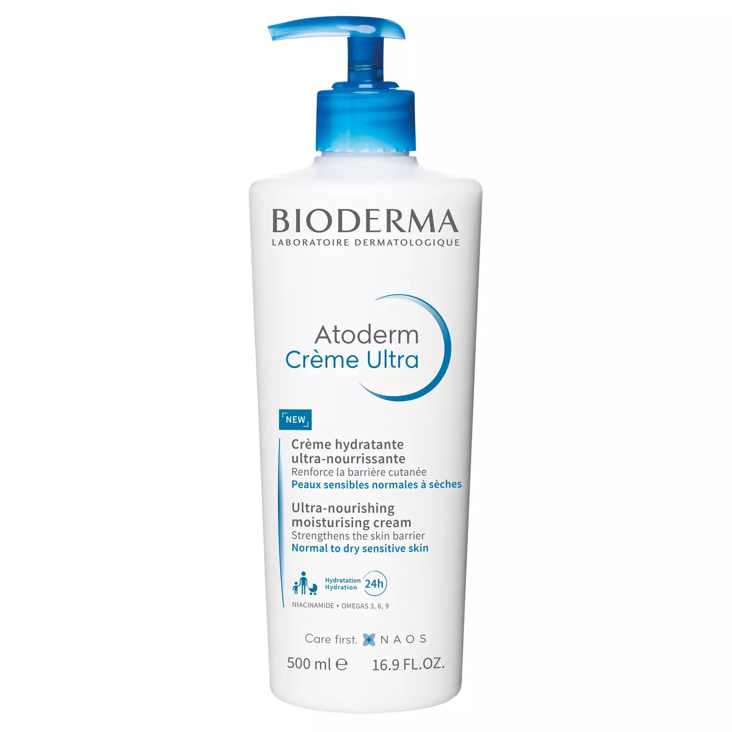 Питательный крем Biodermа Atoderm, для сухой кожи, с дозатором, 500 мл