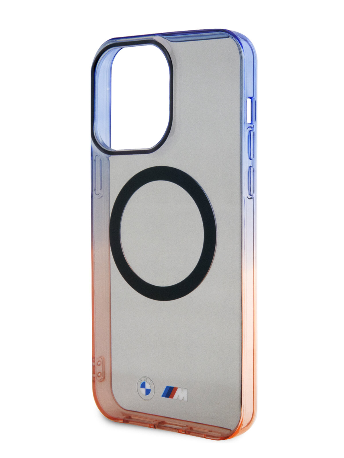 BMW для iPhone 14 Pro Max чехол M-Collection PC/TPU Gradient bumper Hard Grey (MagSafe)