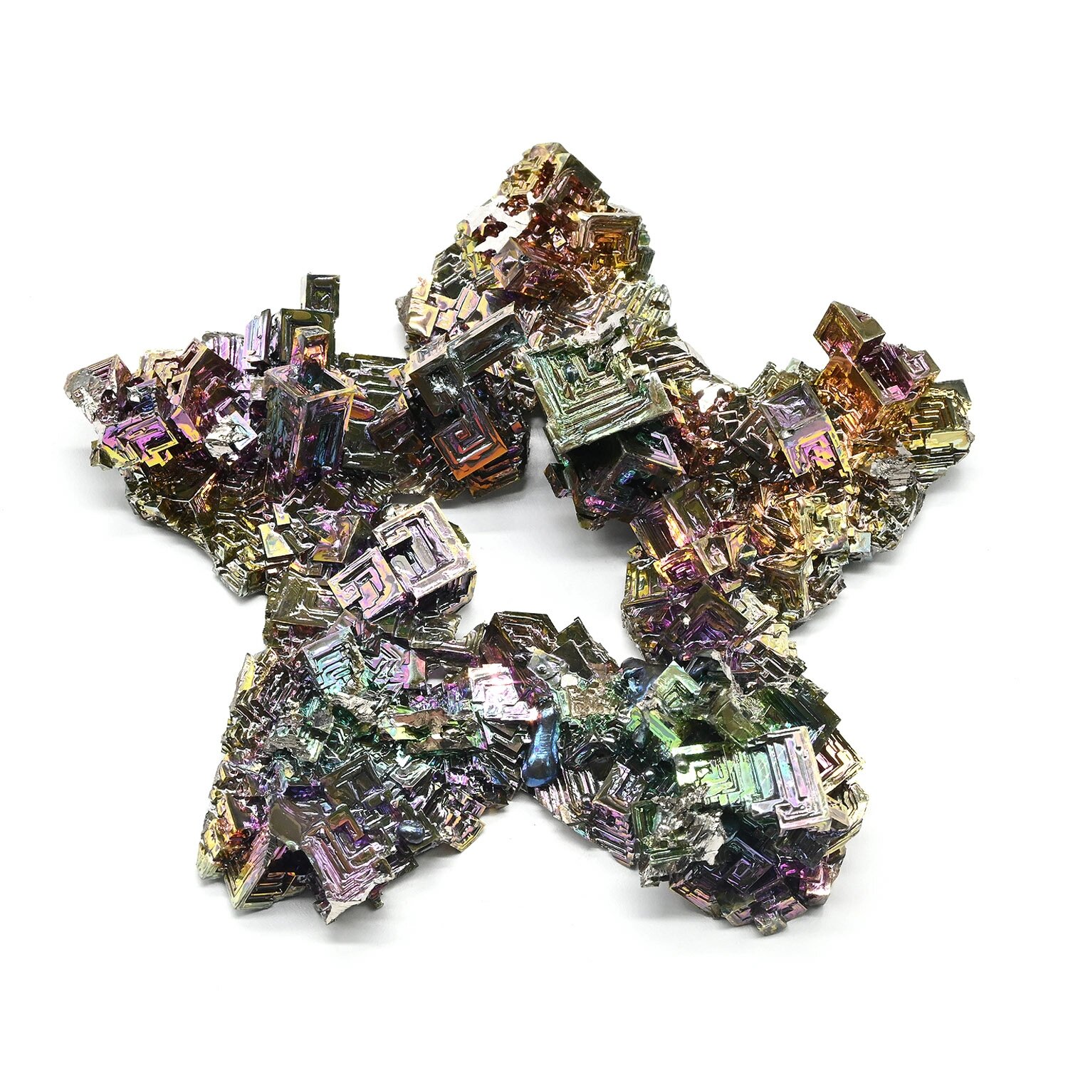 Кристаллическое образование Висмута "Звезда" 105*95*23мм .