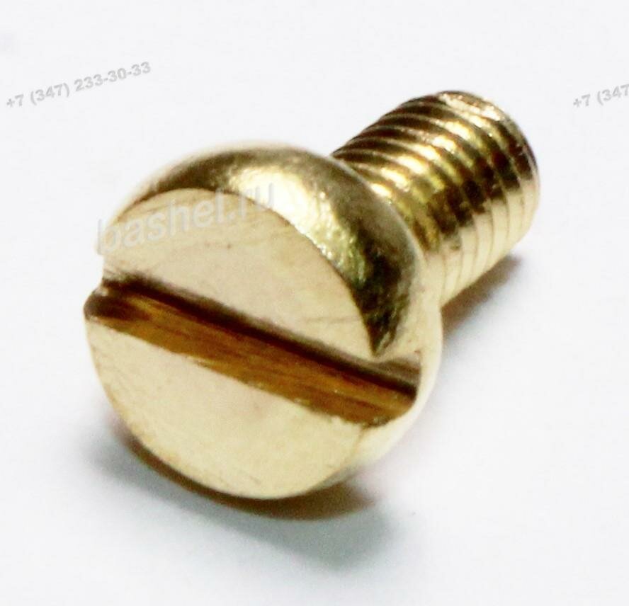 Винт М3х6 DIN 84 латунь