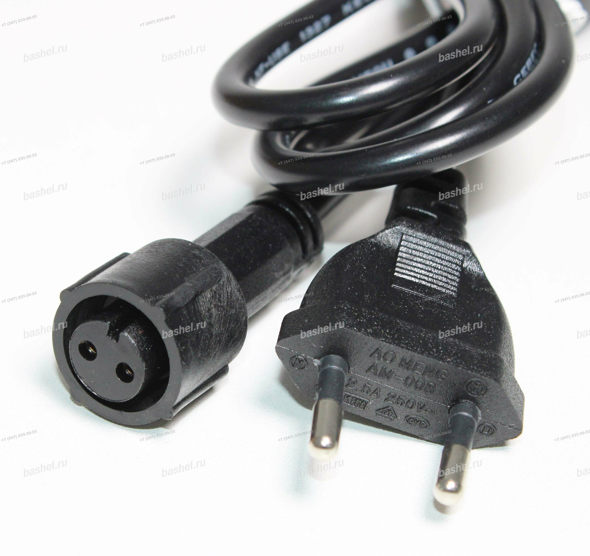 Блок питания для уличных гирлянд 230В, 3А, черный ПВХ, IP65, Neon-Night, Шнур с диодным мостом (AC-DC)