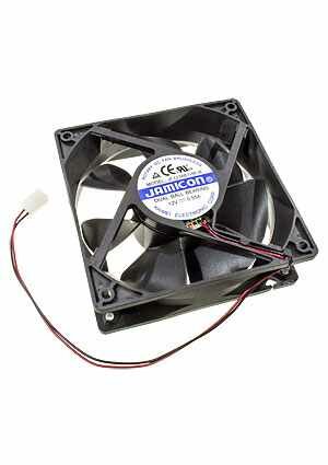 JF1238B1HR-R, вентилятор 12В 120х120х38мм подшипник качения авторестарт 2800 об/мин (2 шт.)