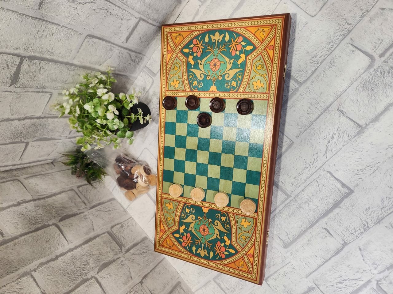 Нарды с Восточными узорами 50 х 50